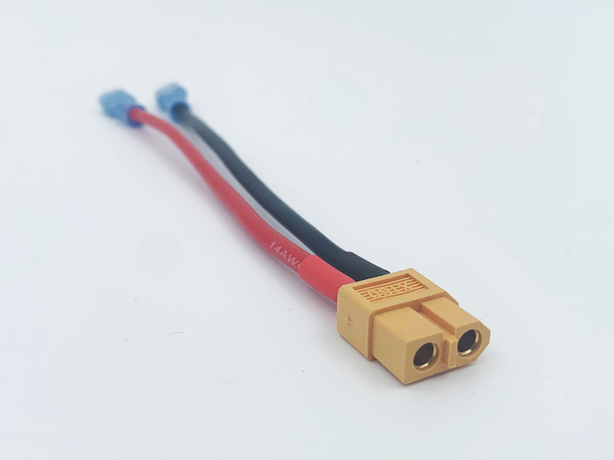 XT60 Stekker (Female) Adapter naar 6mm accu connector - 12Pack BV